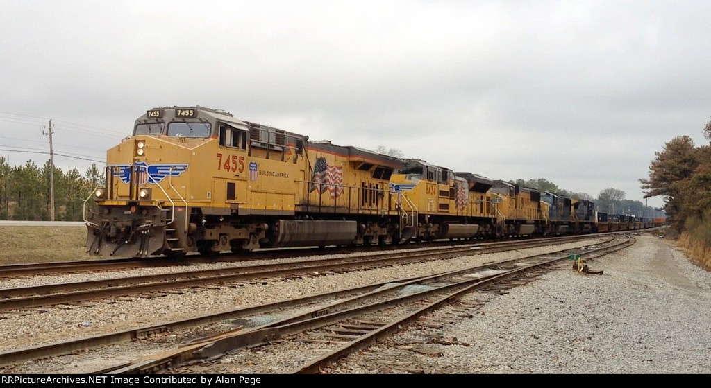 UP 7455 leads 5 units